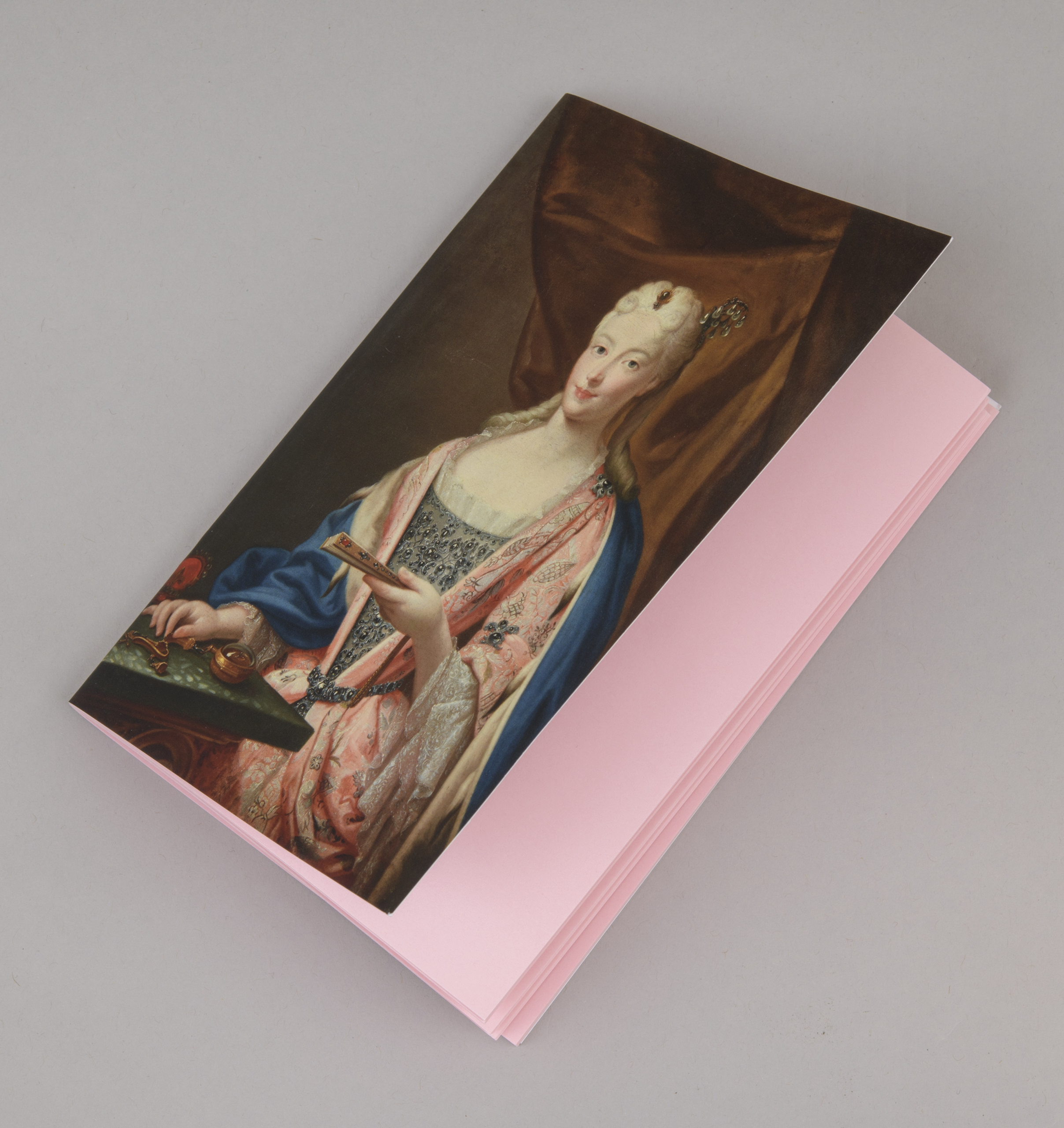 Zeszyt z fragmentem portretu Marii Klementyny Sobieskiej - Muzeum ...